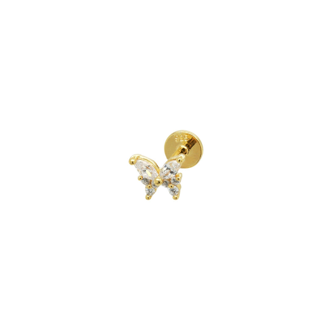 Cubic Butterfly Flat Back Piercing – Alrok
